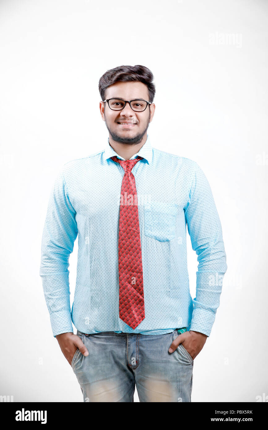 young indian employee Stock Photo - Alamy