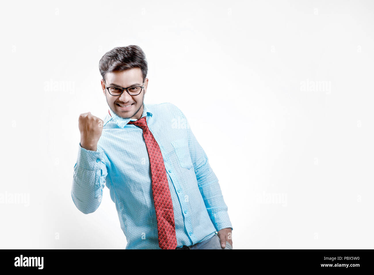 young indian employee Stock Photo - Alamy