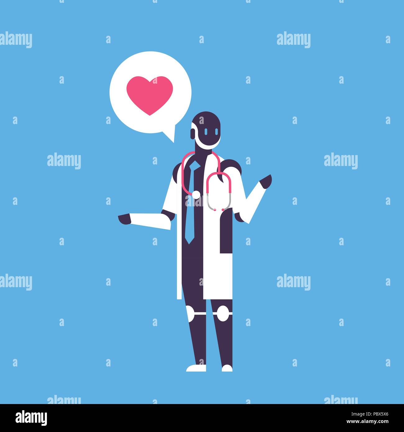 robot doctor bot helper personal assistant chat bubble medical online ...