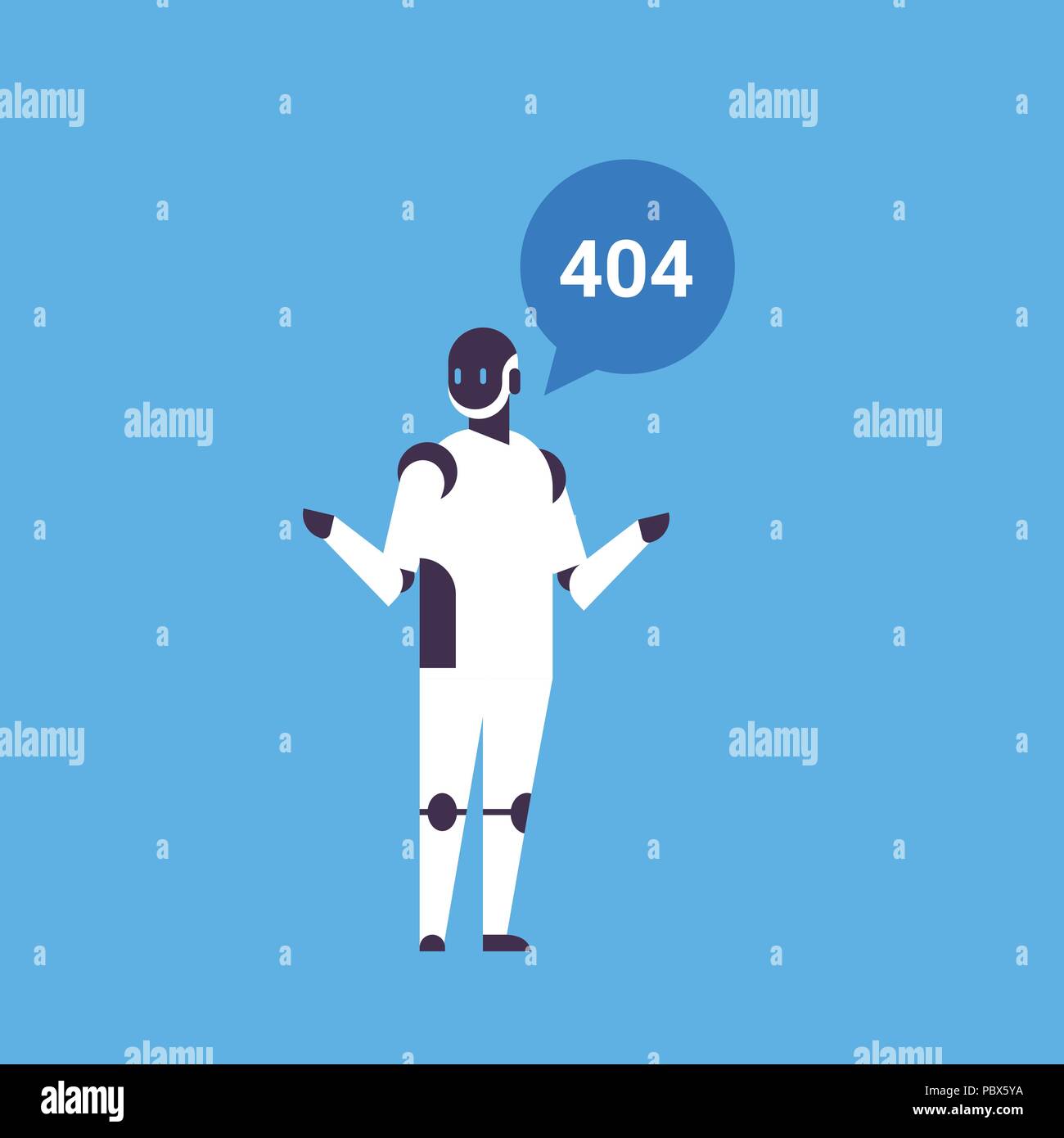 Chat bot robot and person Stock Vector Images - Alamy
