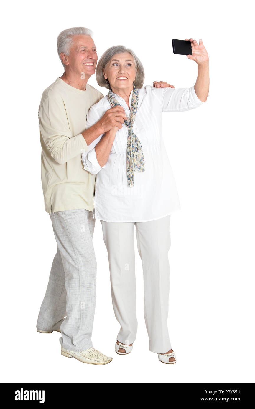 Man woman selfie portrait Cut Out Stock Images & Pictures - Alamy