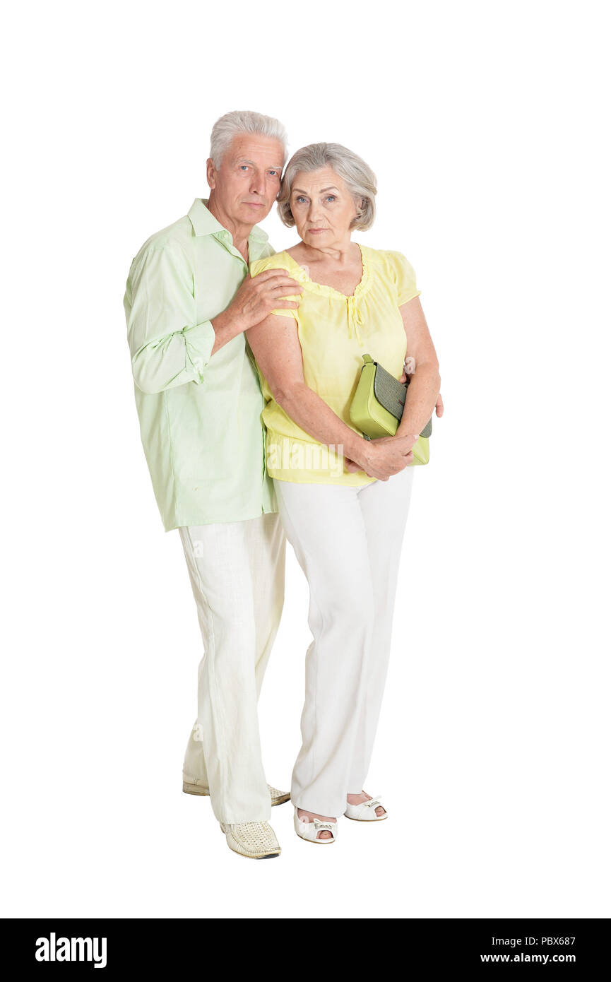 Pleasant senior older lady Cut Out Stock Images & Pictures - Alamy