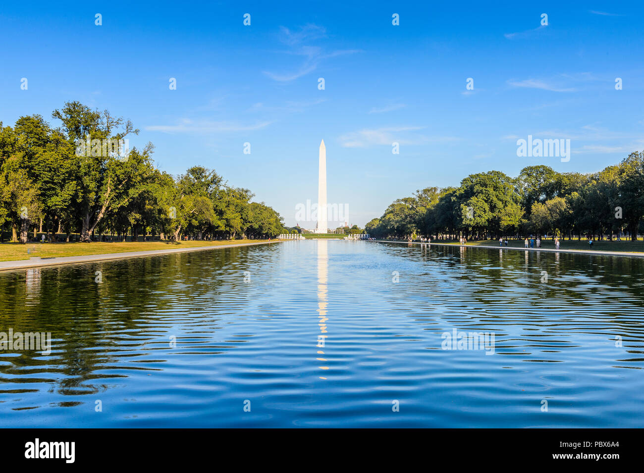 Washington Monument, an obelisk on the National Mall in Washington, D.C ...