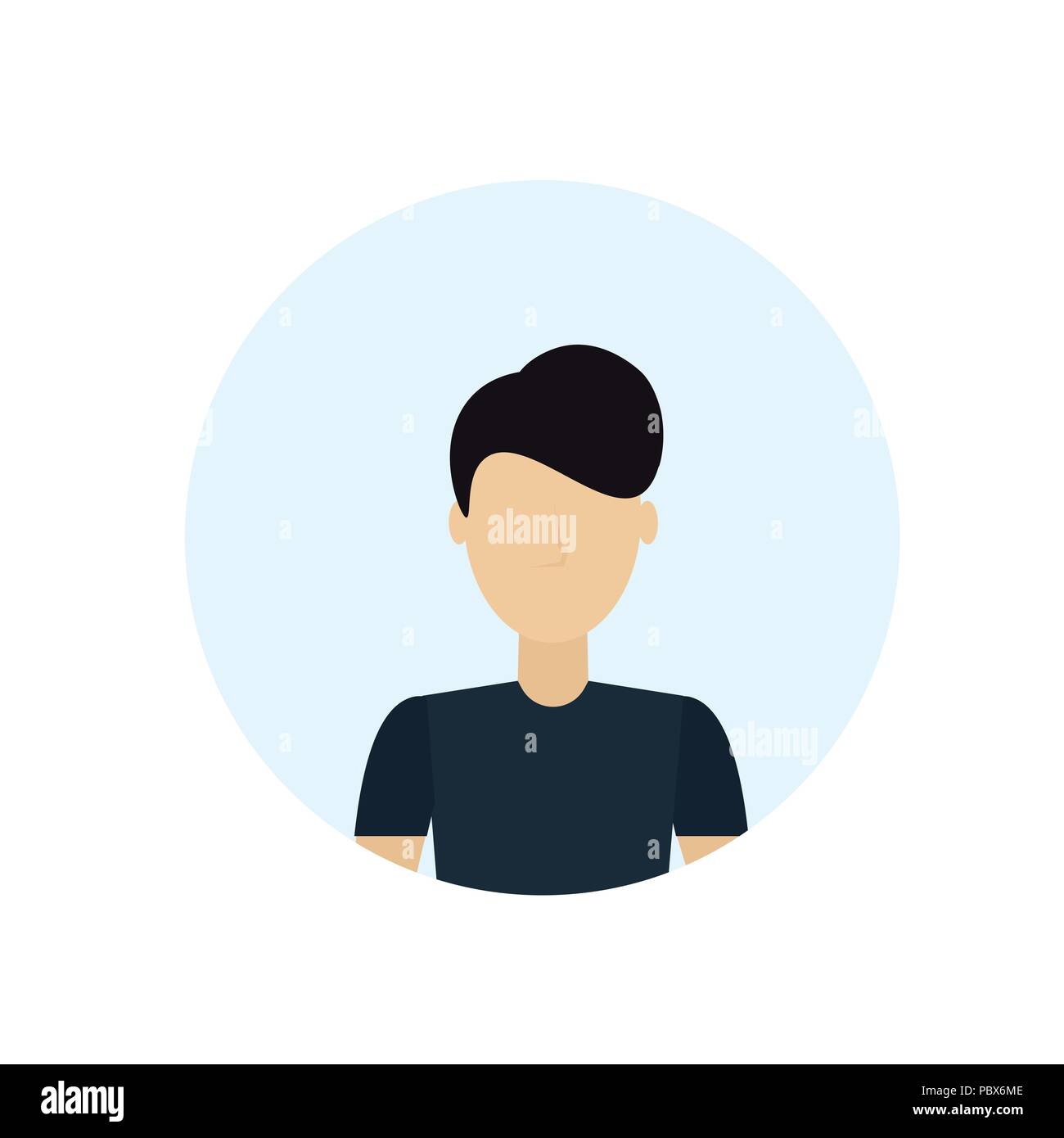 Portrait handsome asian male Stock Vector Images - Alamy