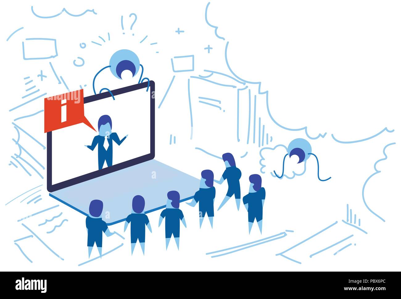 Partnership conversation Stock Vector Images - Alamy