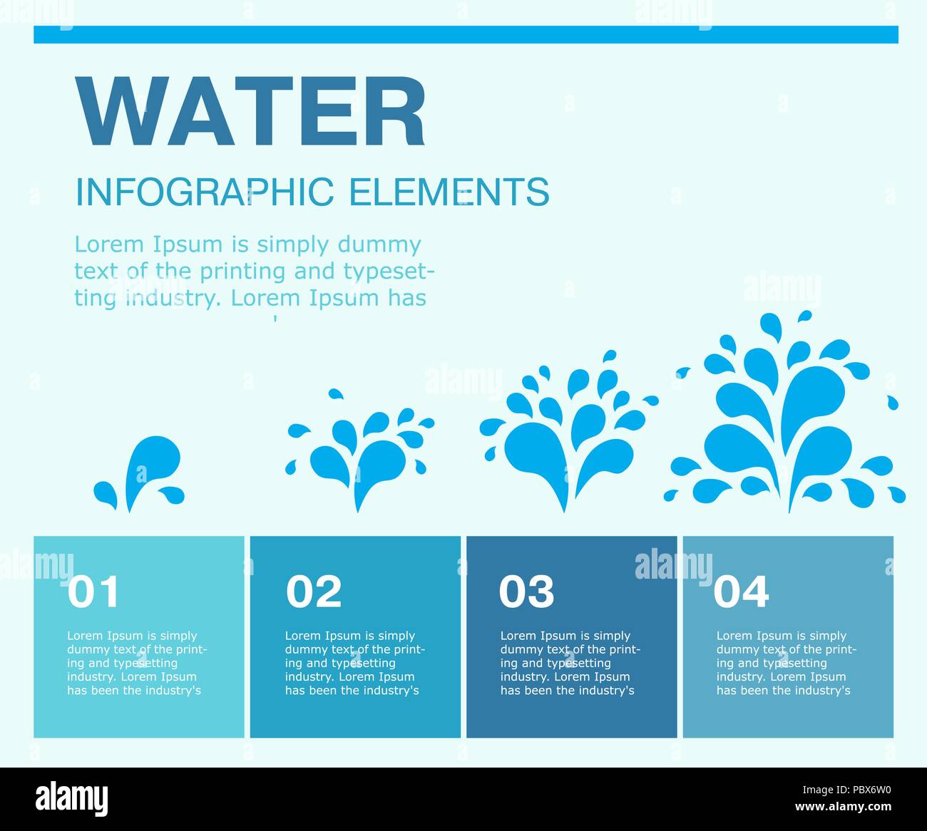 Fountain with steps Stock Vector Images - Alamy