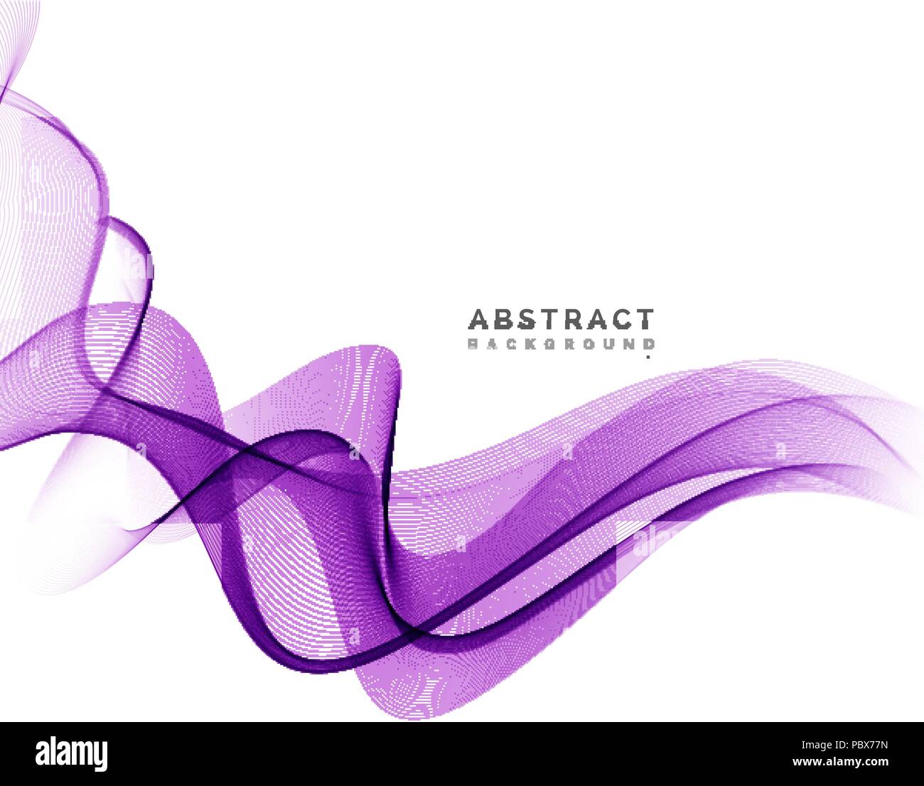 Abstract vector background, purple wavy Stock Vector Image & Art - Alamy