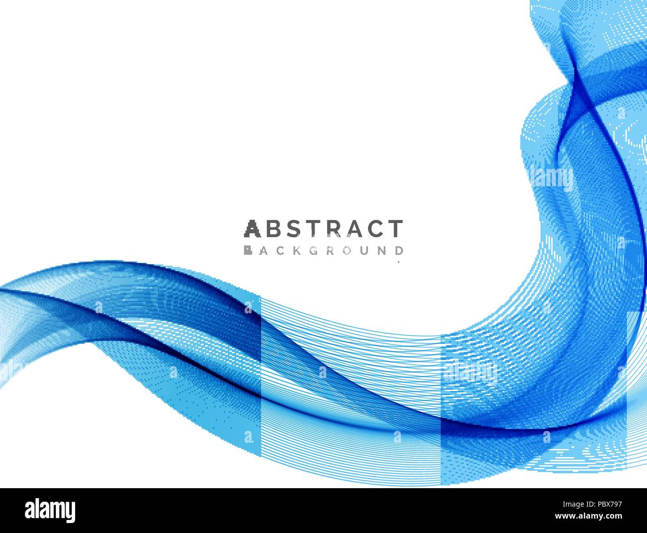 Abstract vector background, blue wavy Stock Vector Image & Art - Alamy