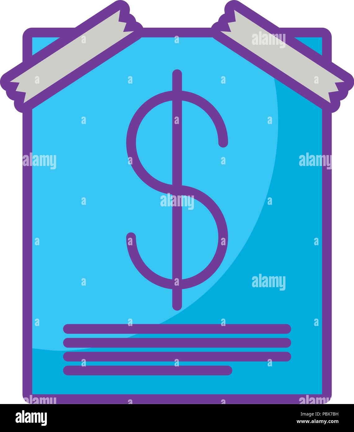 invoice icon over white background, vector illustration Stock Vector ...