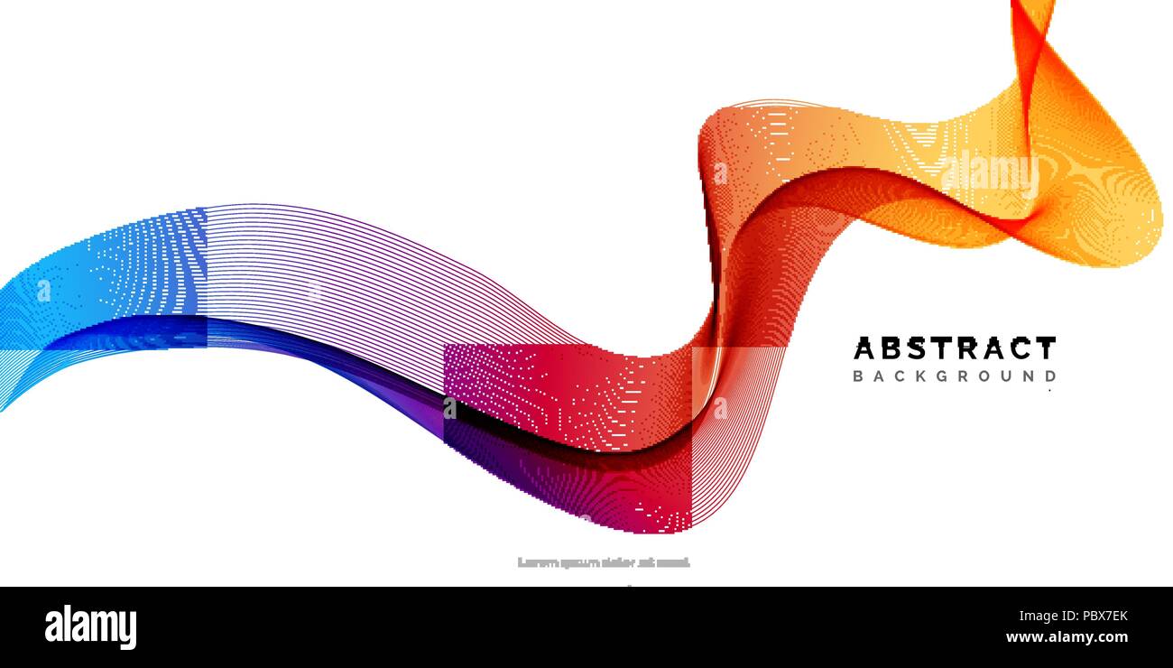 Abstract vector background, spectrum wave Stock Vector Image & Art - Alamy