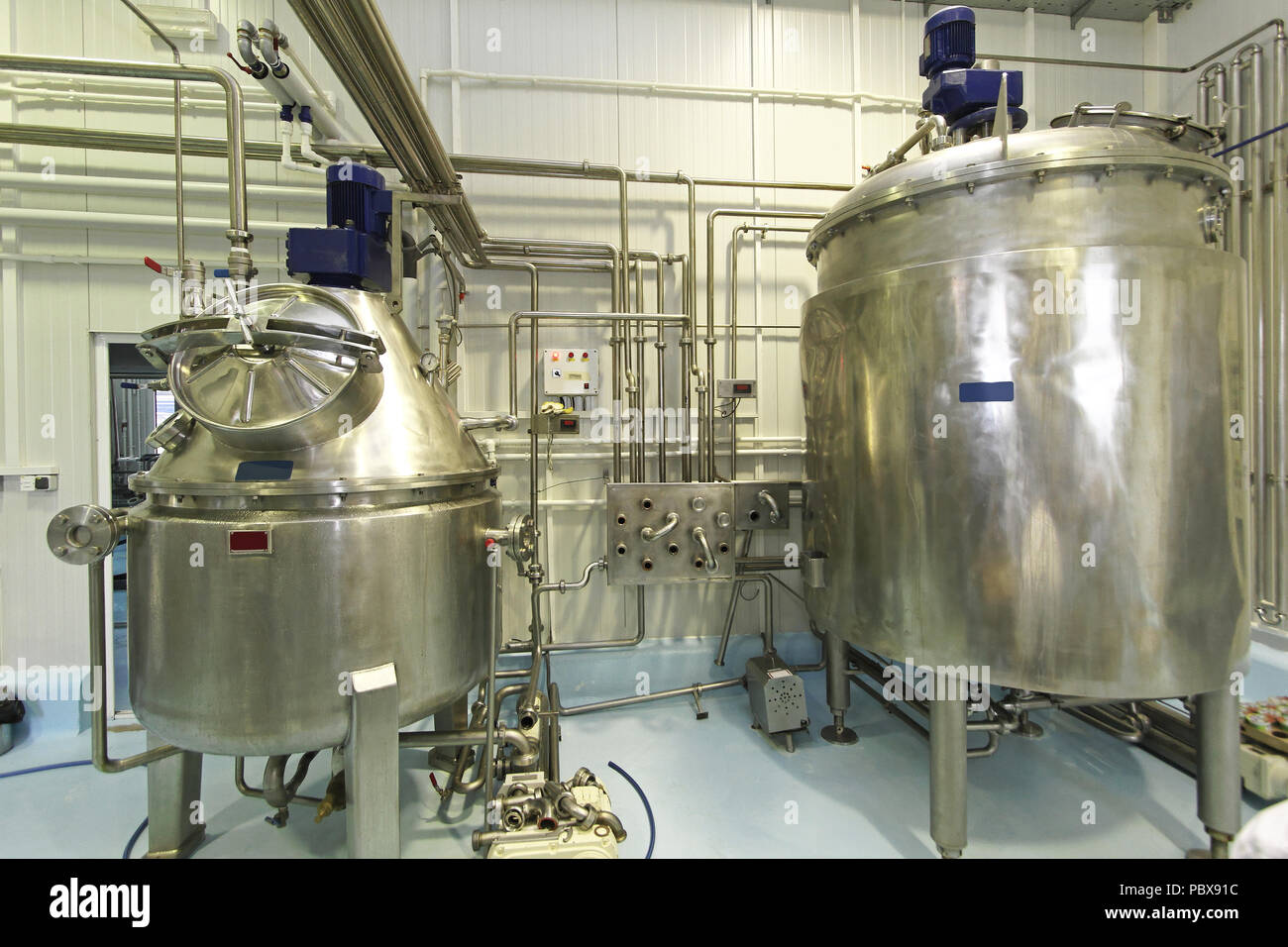 Milk factory interior hi-res stock photography and images - Alamy