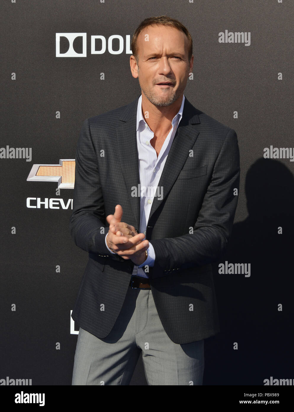 qTim McGraw 129 at the Tomorrowland Premiere at the AMC Downtown Disney ...