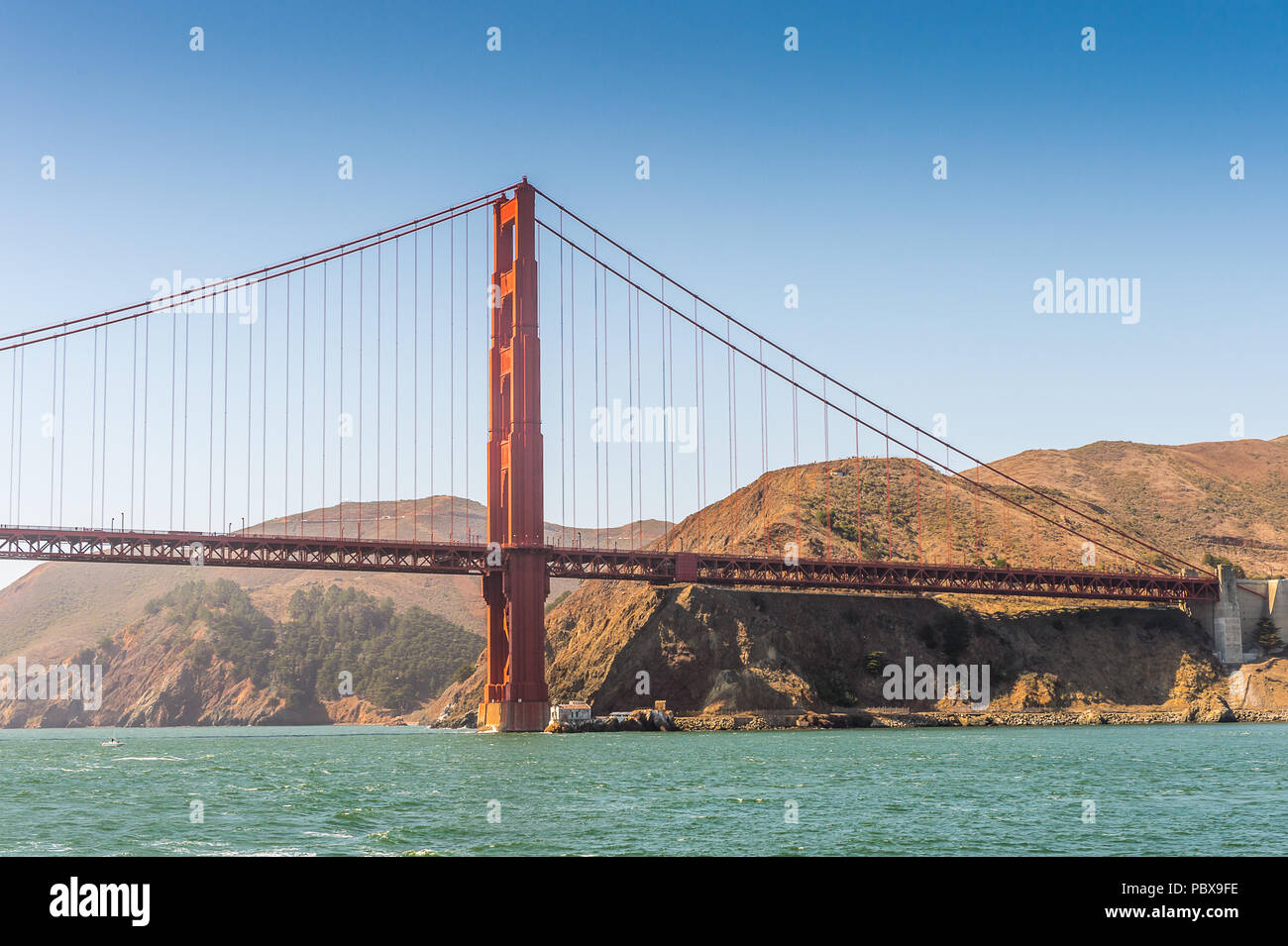 Golden Gate Bridge, suspension bridge between San Francisco Bay and the ...