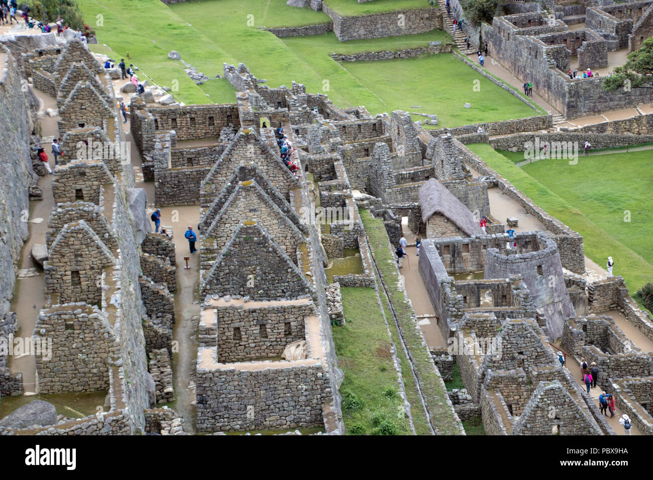 Ancient Inca Ruins at Machu Picchu Stock Photo - Alamy