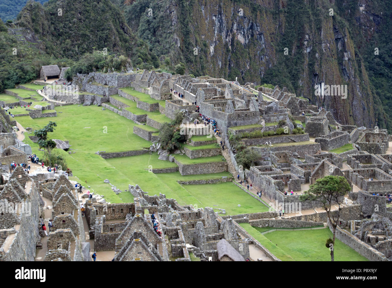 Ancient Inca Ruins at Machu Picchu Stock Photo - Alamy