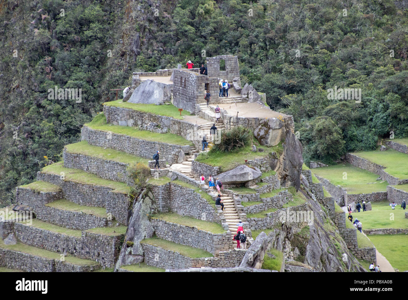 Ancient Inca Ruins at Machu Picchu Stock Photo - Alamy