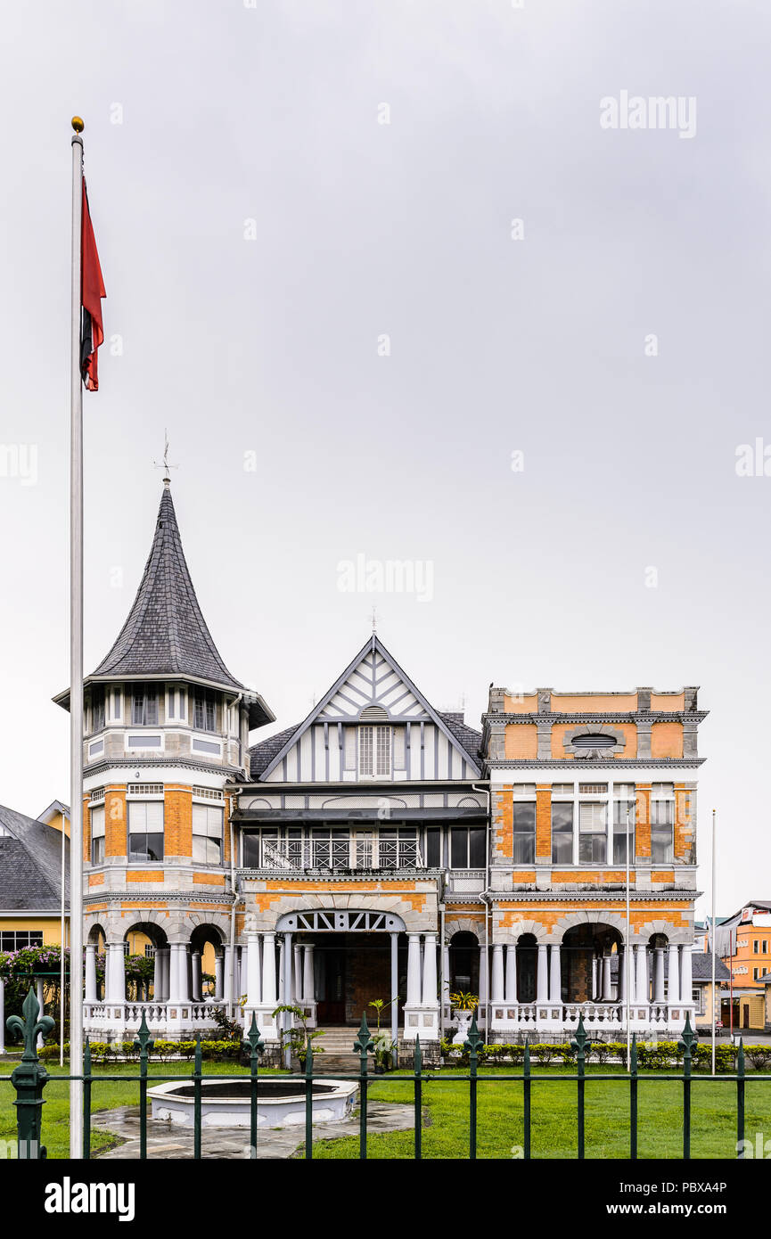 Architecture of Port of Spain, Trinidad and Tobago Stock Photo - Alamy