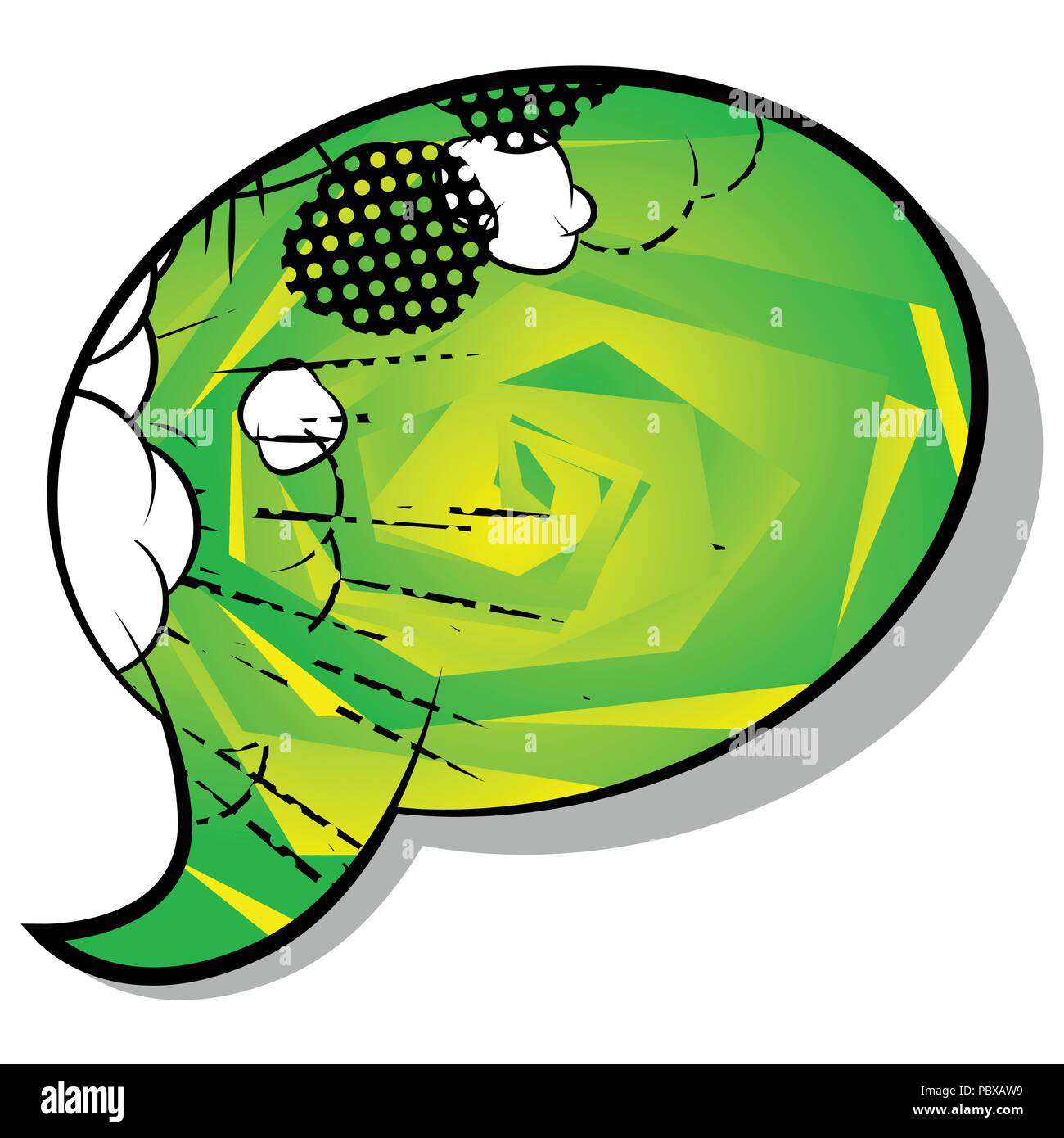 Speech bubble filled with comic book background Stock Vector Image ...