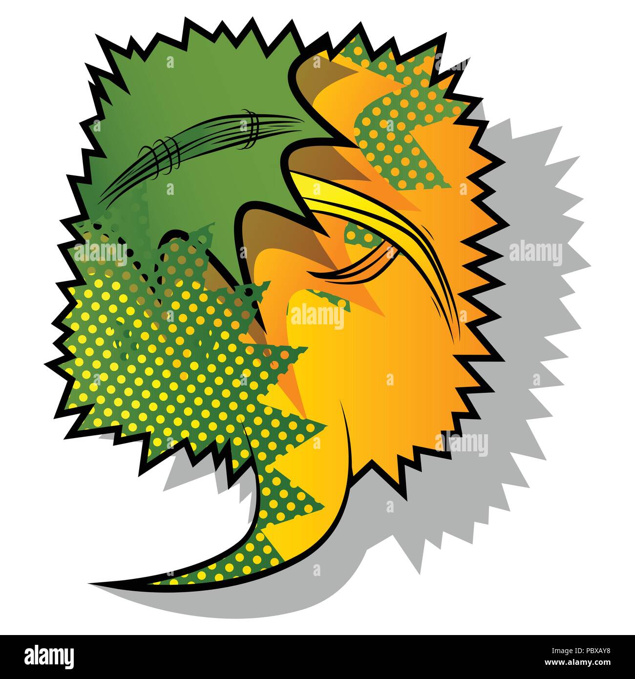 Speech bubble filled with comic book background Stock Vector Image ...
