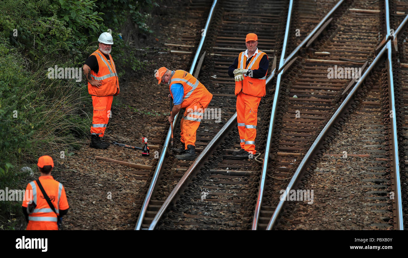 Network rail staff hi-res stock photography and images - Alamy