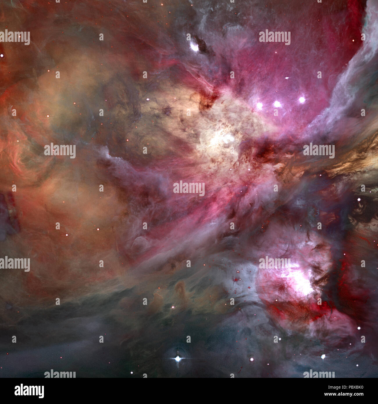 Vivid Colorful Galactic Space. Elements of this image furnished by NASA ...