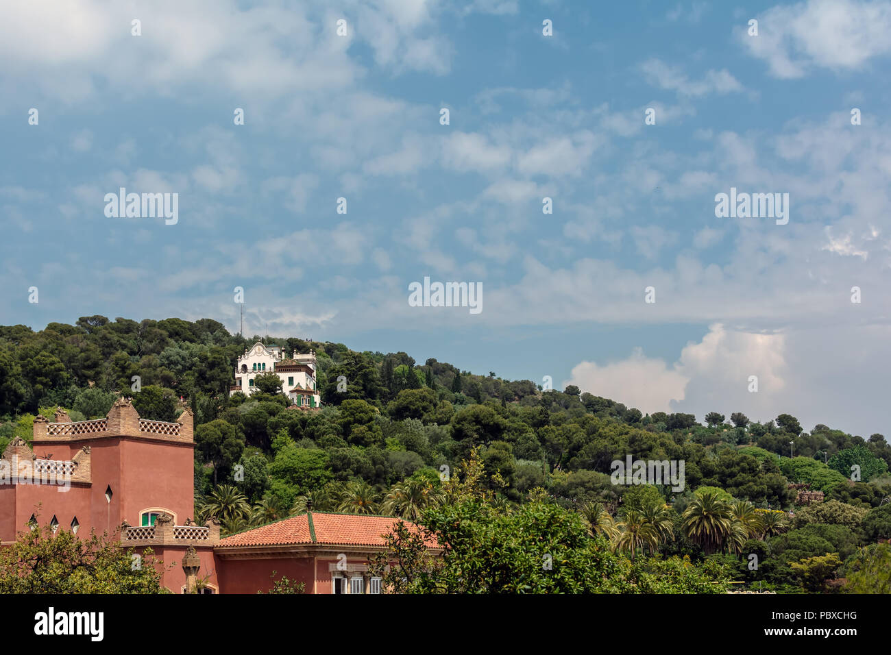 Red eighteenth century building of Baldiri Reixac school (former ...