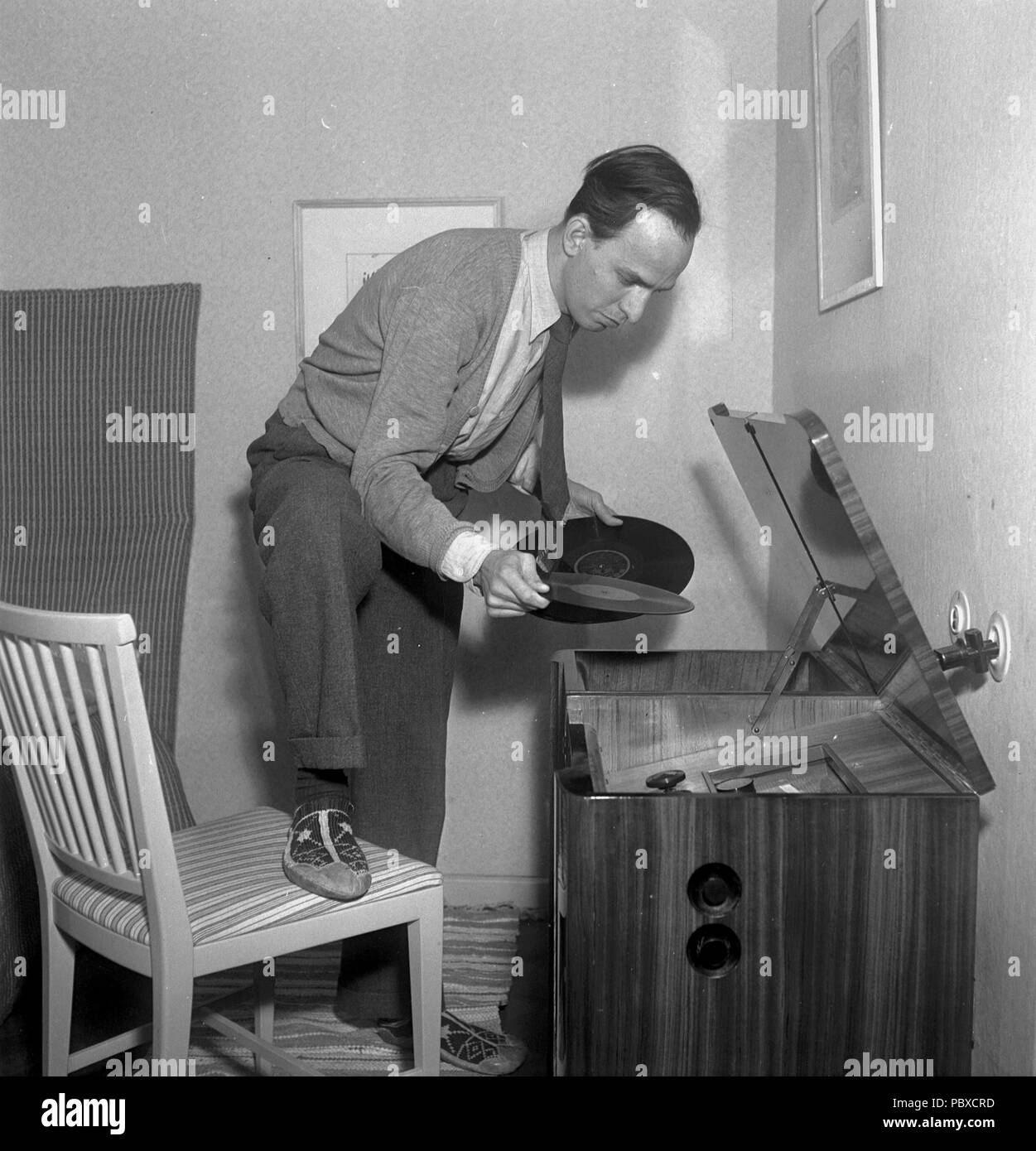 Ingmar Bergman. 1918-2007. Swedish film director. Pictured here 1951 in ...