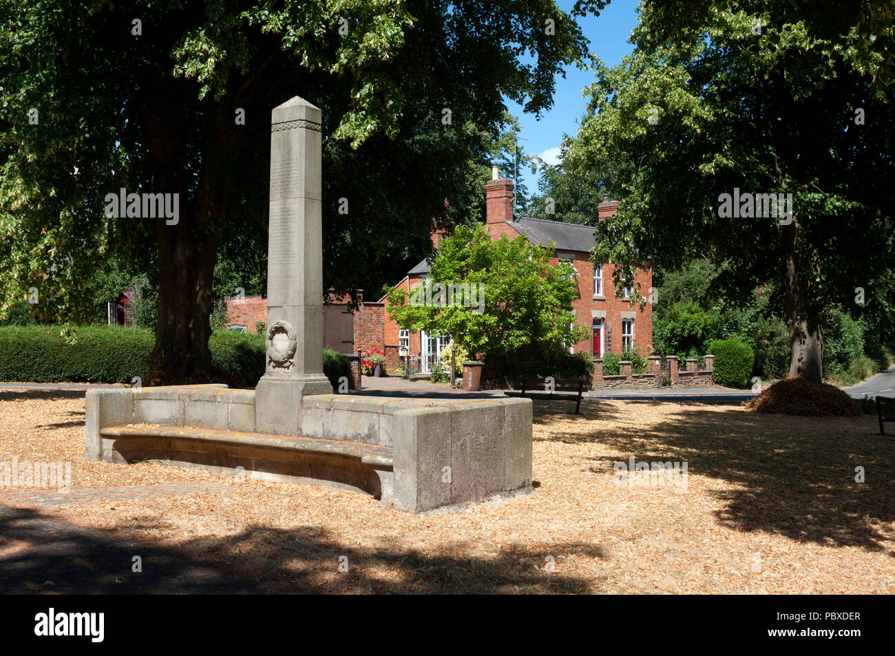 The war memorial in Clipston village, Northamptonshire, England, UK ...