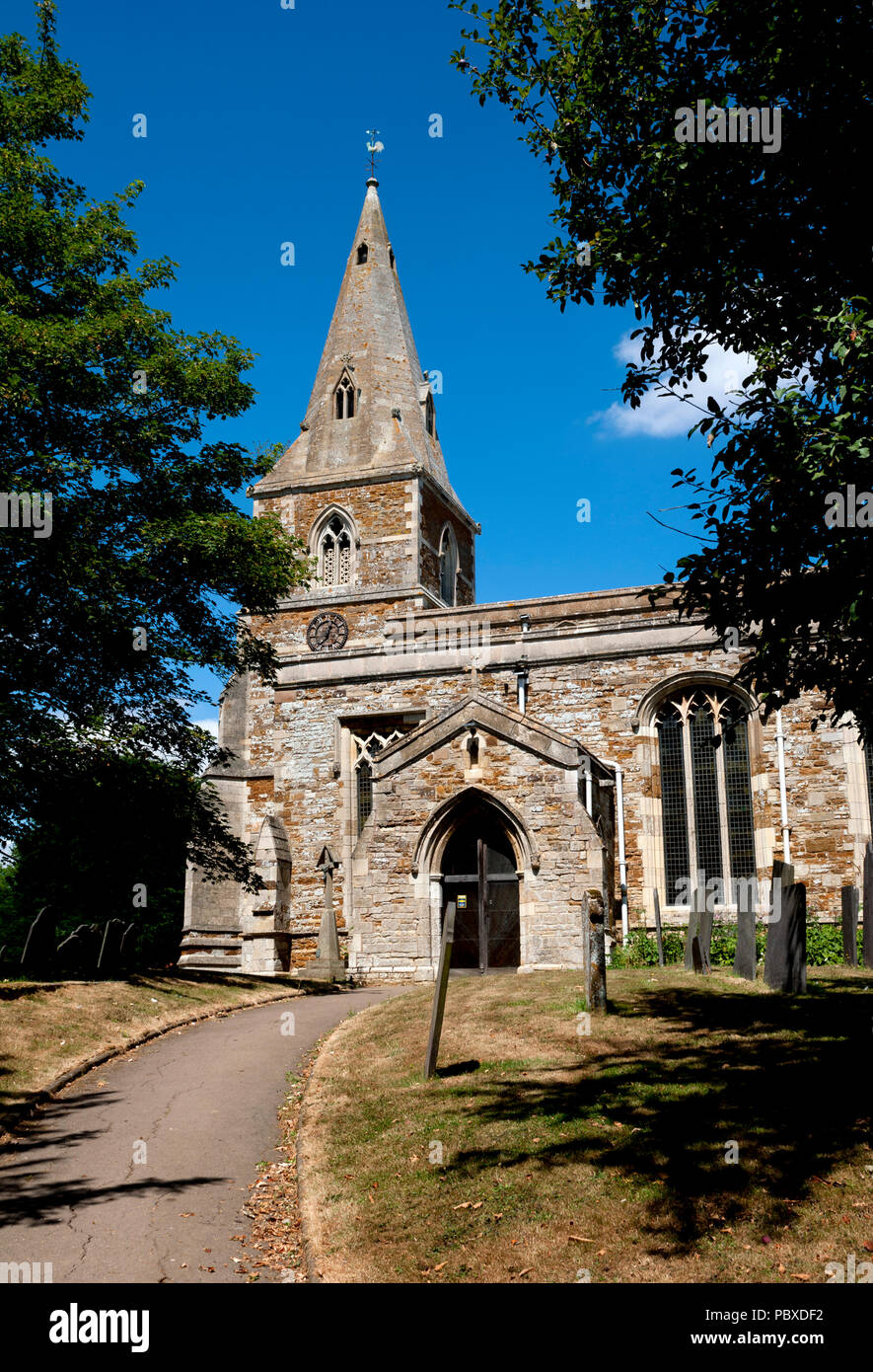 All Saints Church, Clipston, Northamptonshire, England, UK Stock Photo ...