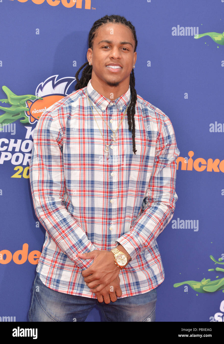 Jason Verrett at the 2015 Nickelodeon Kid's Choice Sports awards at ...