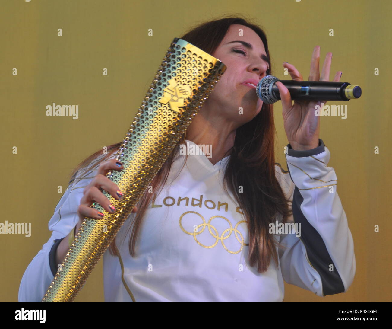 Baby spice emma singing hi-res stock photography and images - Alamy