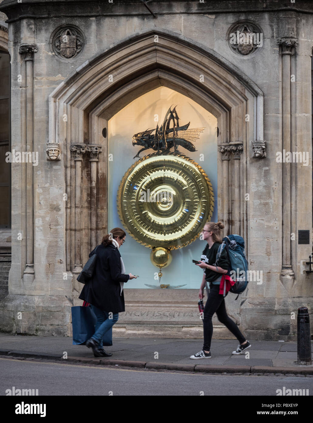 The Corpus Clock at Corpus Christi College, Cambridge, England UK Stock ...