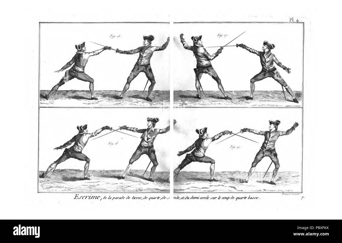 Fencing lesson Cut Out Stock Images & Pictures - Alamy