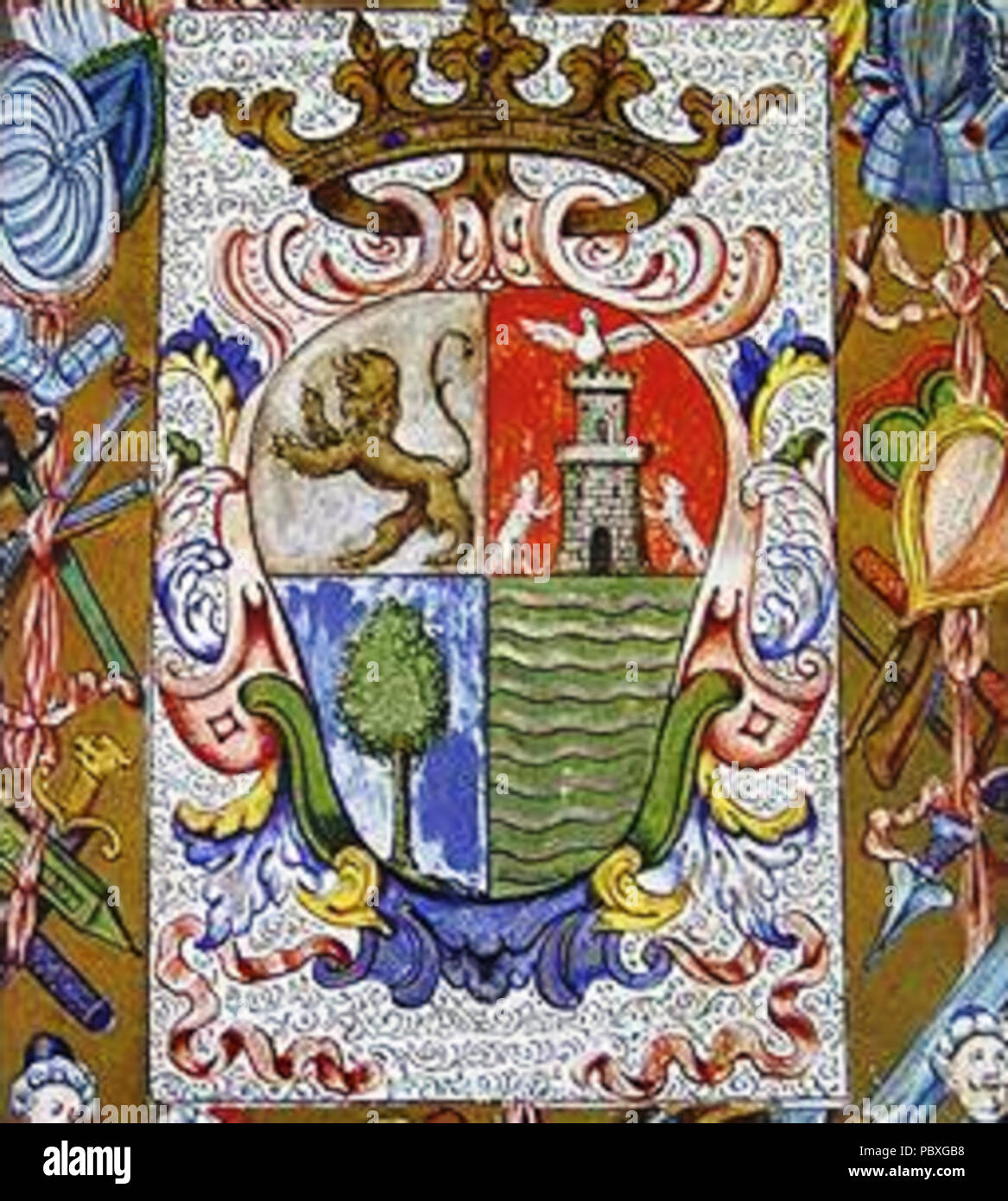 195 Escudo del Marquesado de Solanda Stock Photo - Alamy
