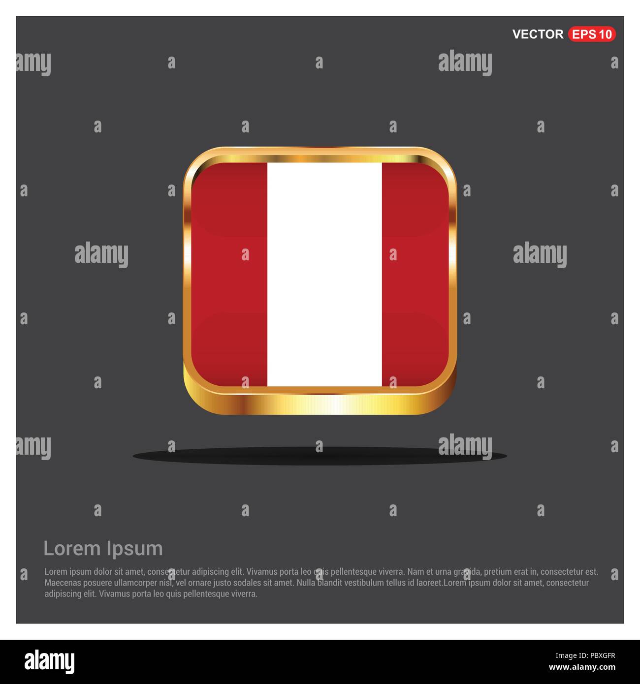 Peruvian flags Stock Vector Images - Alamy