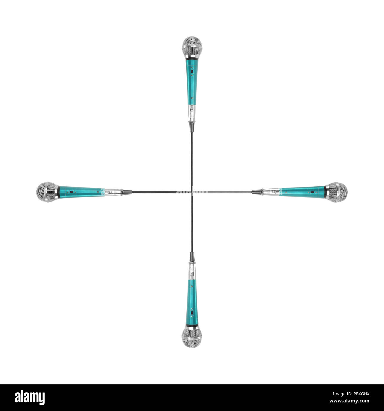 Music and sound - cross from a Professional Vintage vocal microphone ...