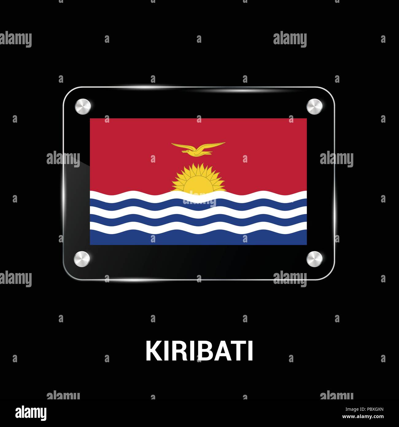 Kiribati flags design vector Stock Vector Image & Art - Alamy
