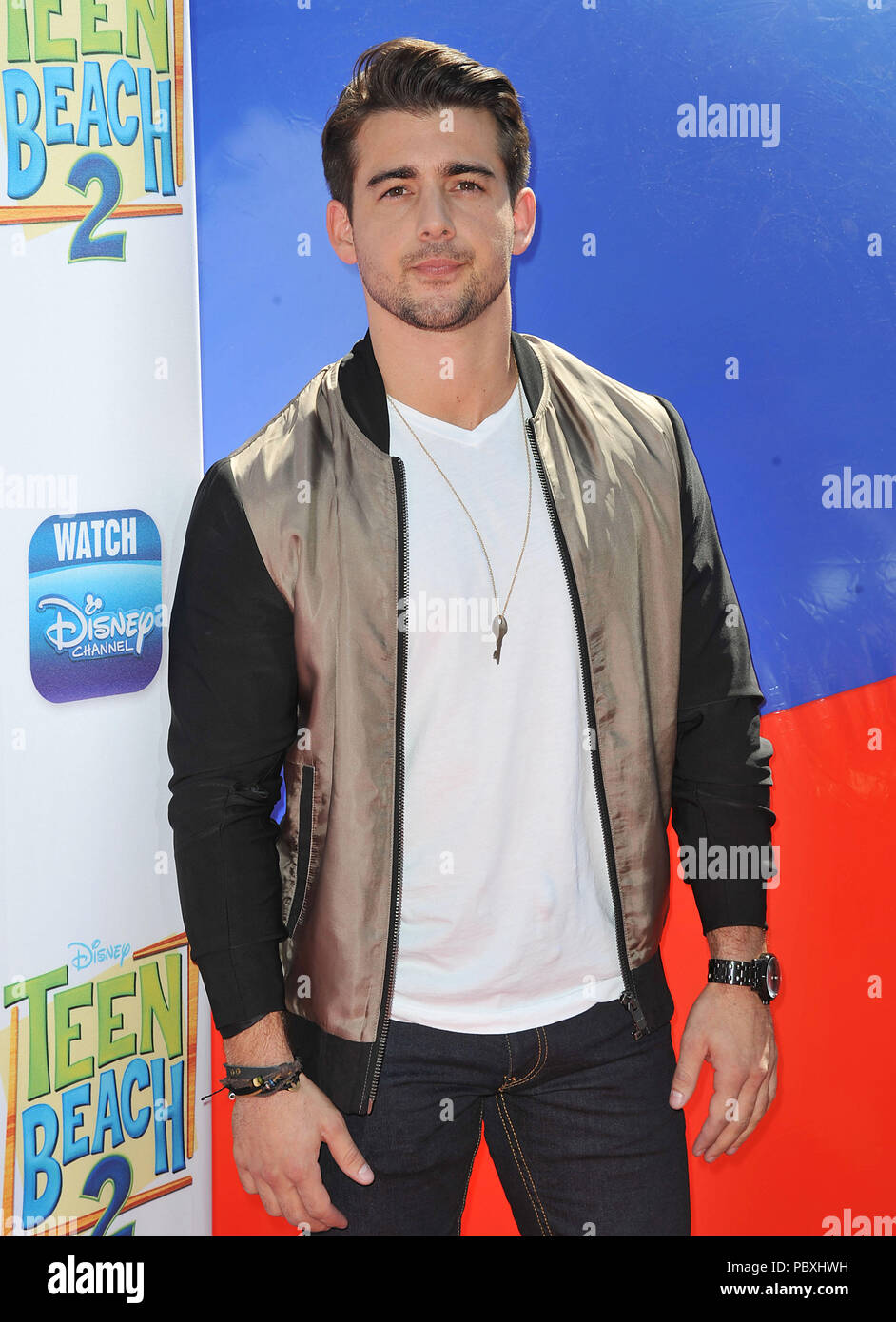 John Deluca at the Teen Beach 2 Premiere on the Disney Lot in Burbank ...