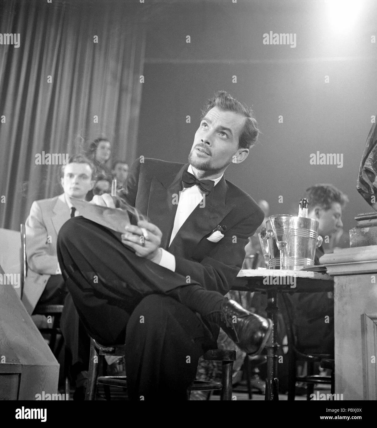 Ingmar Bergman. 1918-2007. Swedish film director. Actor Birger Malmsten ...