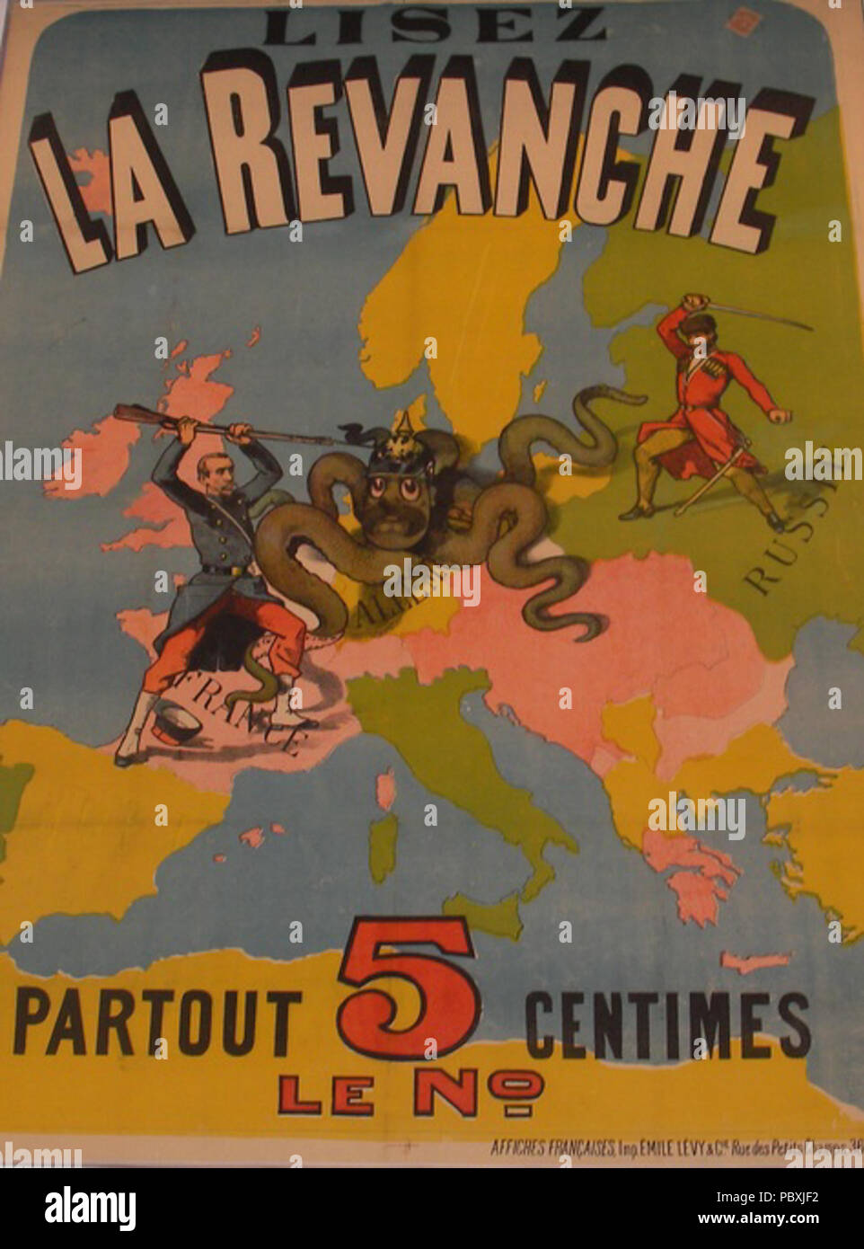 Vintage french patriotic illustration hi-res stock photography and ...