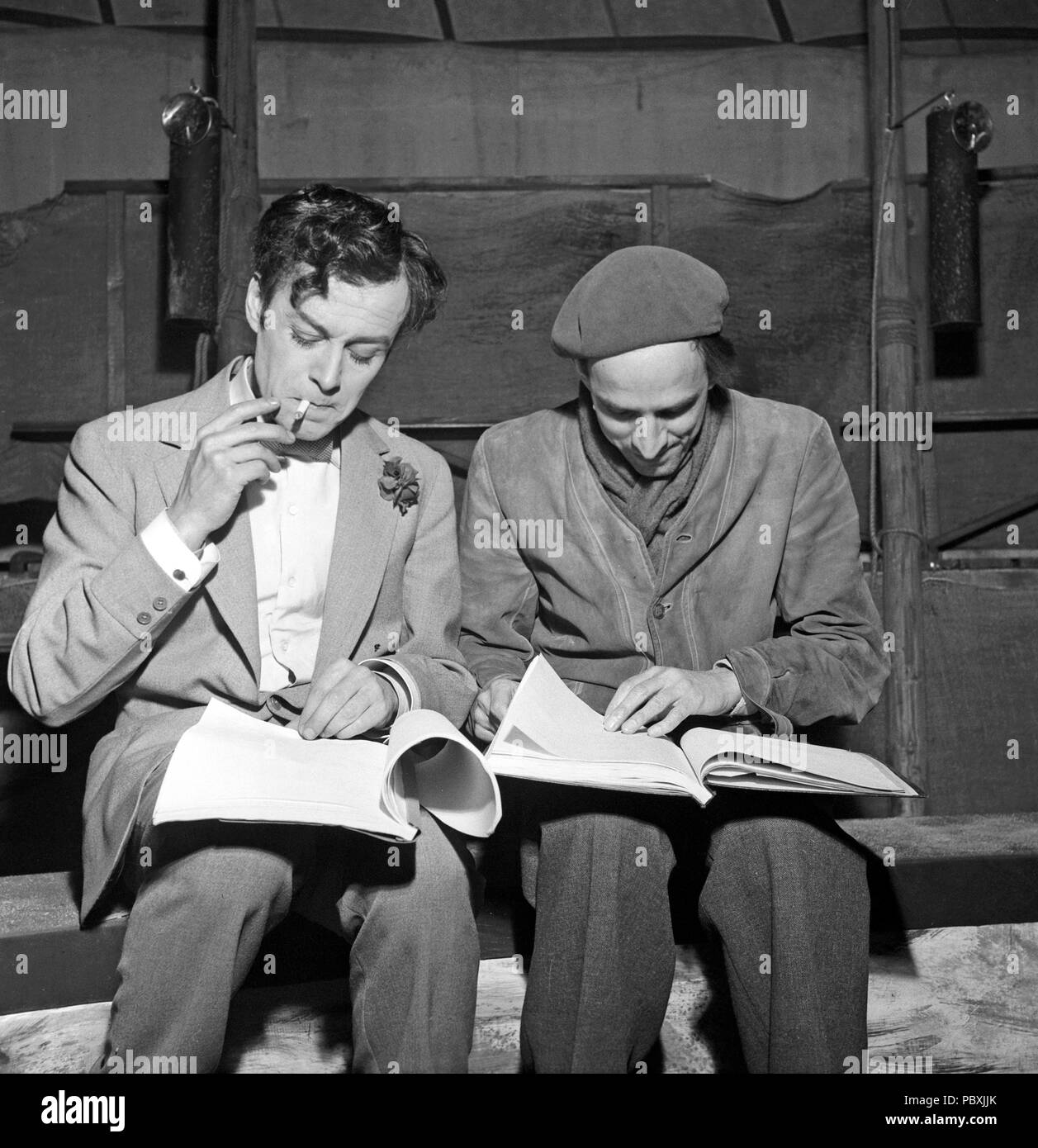 Ingmar Bergman. 1918-2007. Swedish film director. Pictured here with ...