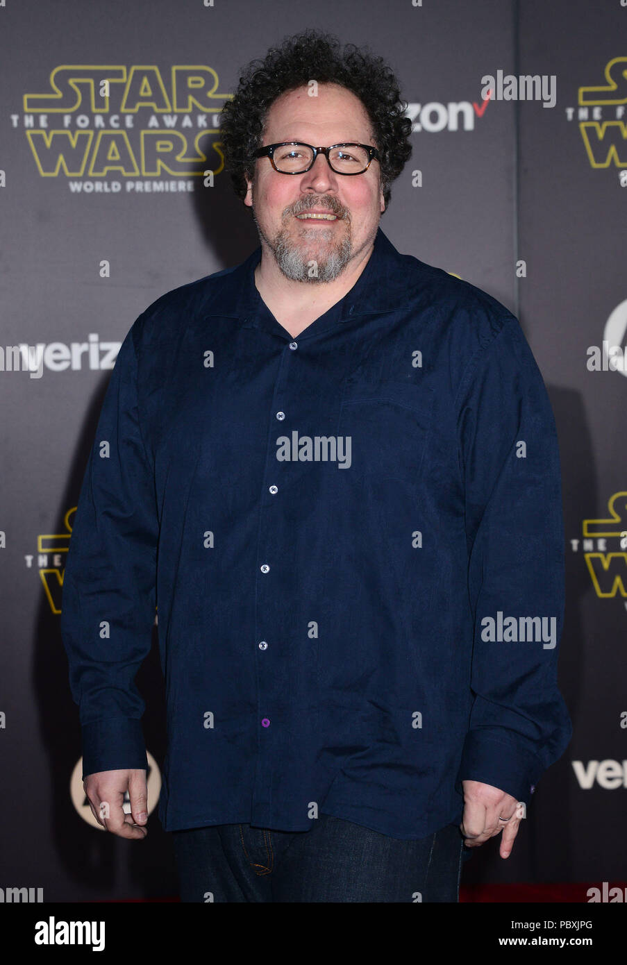 Jon Favreau at the Star Wars The Force Awakens Premiere at the Dolby ...
