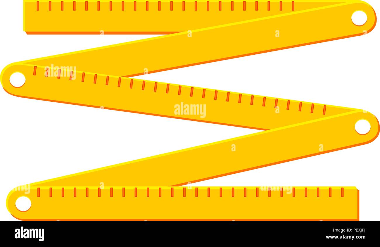 Folding meter stick Stock Vector Images - Alamy