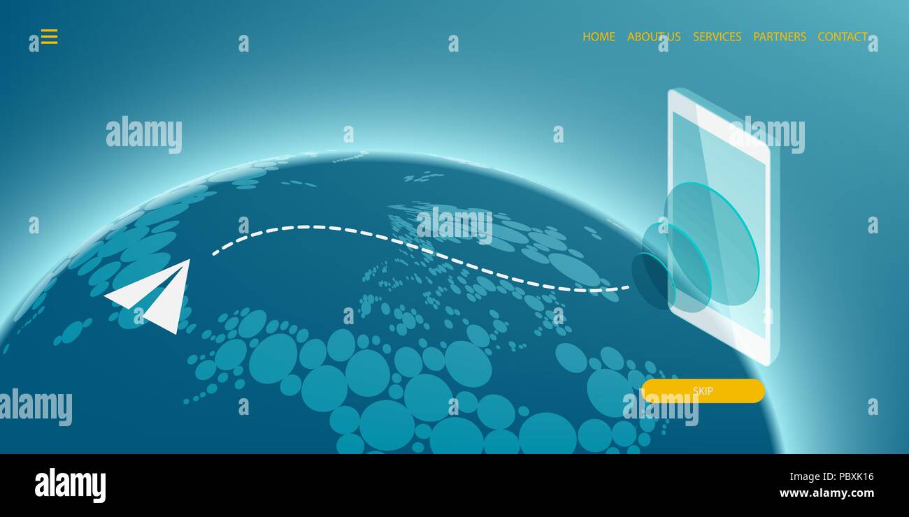 Data connection isometric technology Stock Vector Image & Art - Alamy