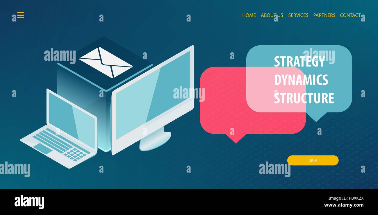 Data connection isometric technology Stock Vector Image & Art - Alamy