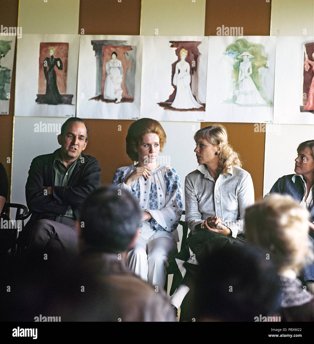 Ingmar Bergman. 1918-2007. Swedish film director. Pictured here 1973 ...