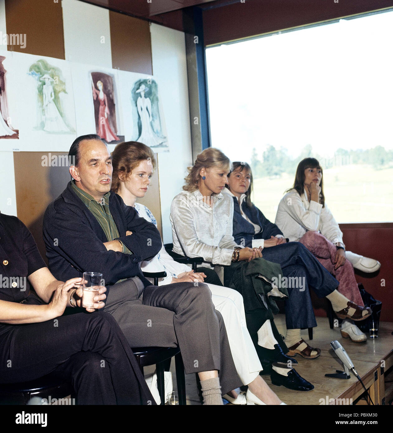 Ingmar Bergman. 1918-2007. Swedish film director. Pictured here 1973 ...