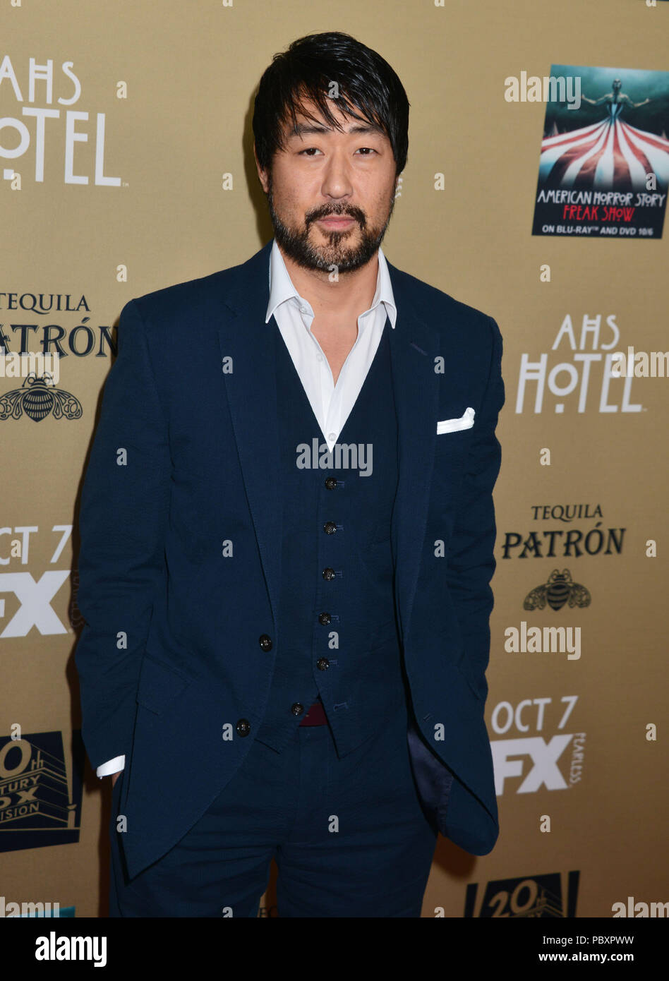 Kenneth Choi at the premiere screening of American Horror Story - Hotel ...