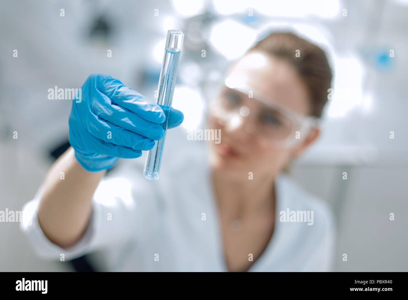 Close up scientist making research hi-res stock photography and images ...