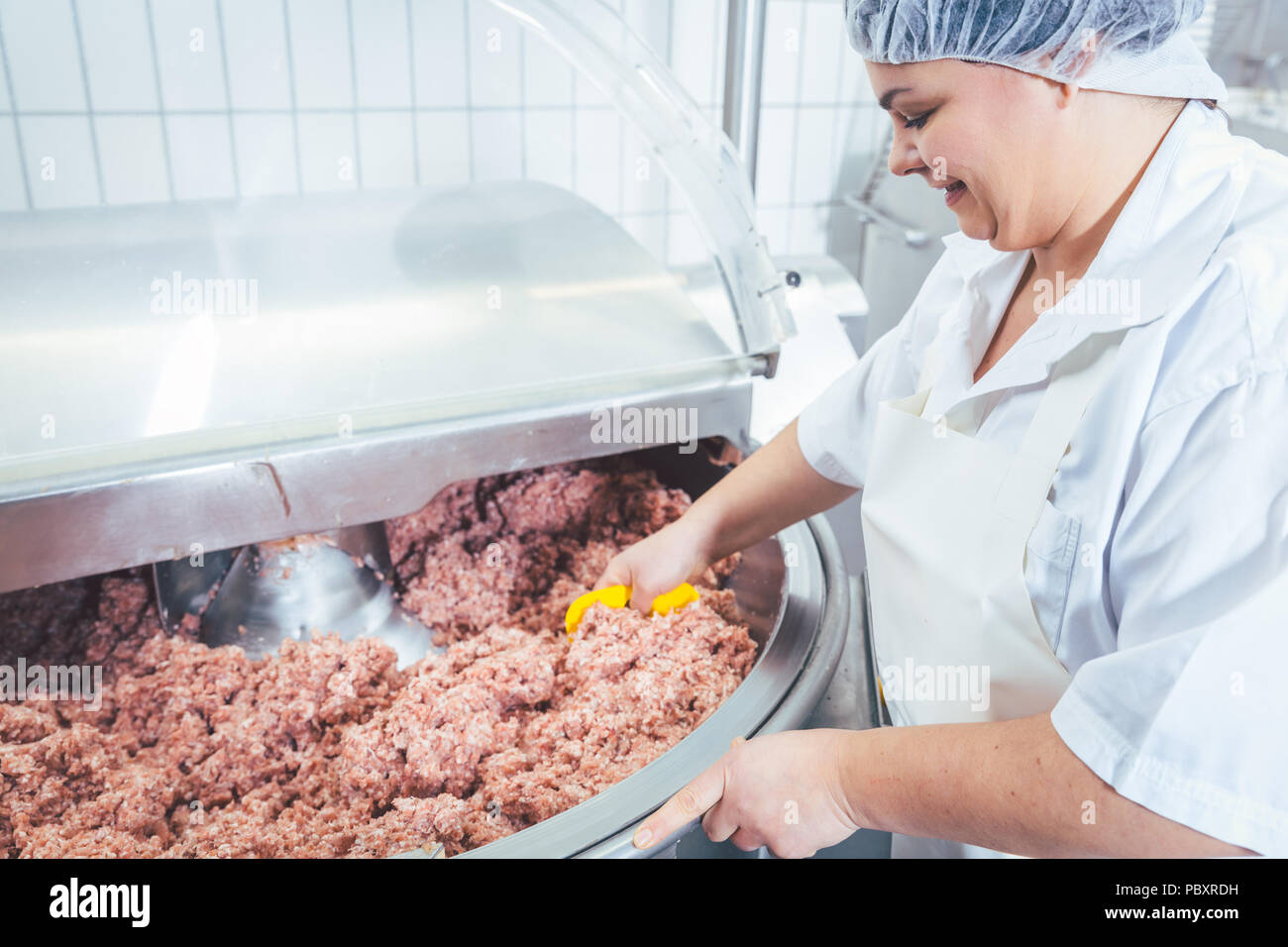 Working butcher hi-res stock photography and images - Alamy
